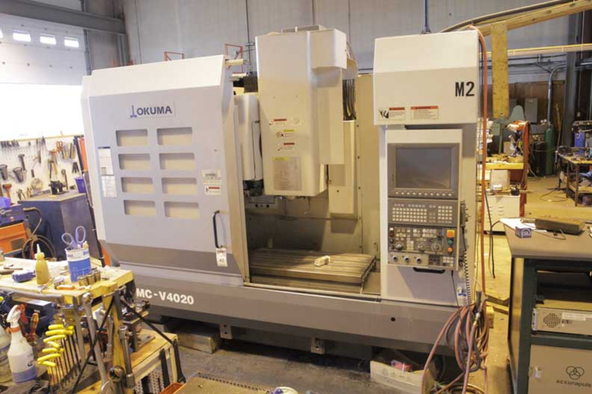 Okuma MCV 4020, Vertical Machining Center with 4th Axis, with OSP-P200M ...