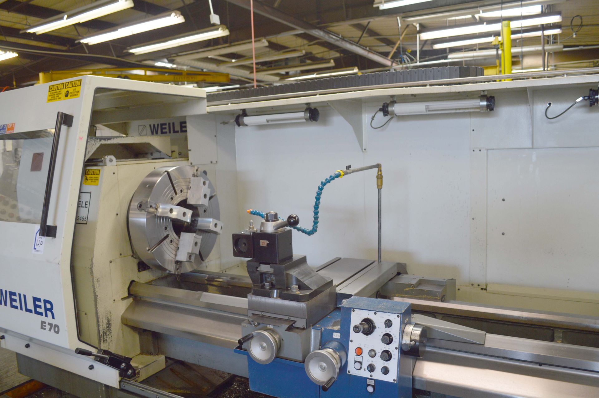 Weiler E70X3000 CNC Flat Bed Teach Lathe, Weiler Touch Screen Teach CNC ...