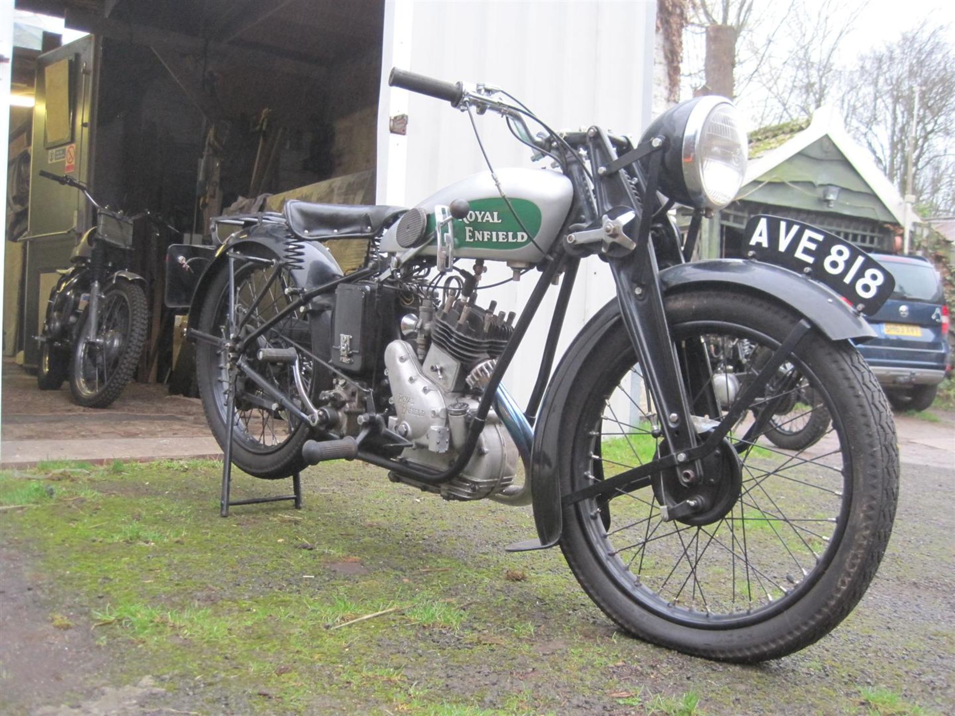1935 250cc Royal Enfield Model B Reg. No. AVE 818 Frame No. 1980 Engine ...