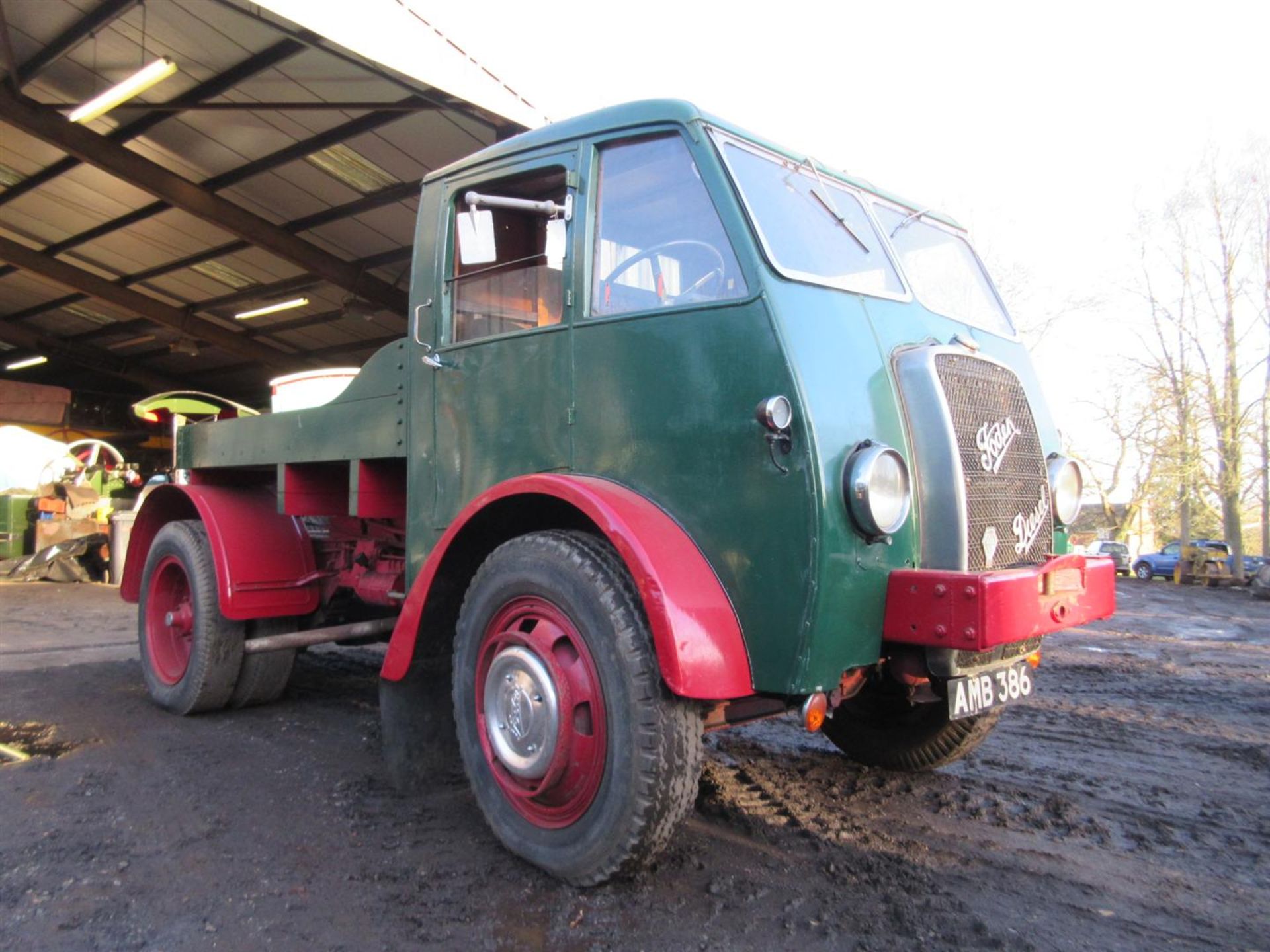 1933 Foden STG - 5 4x2 heavy haulage Timber Tractor Reg No: AMB 386 ...