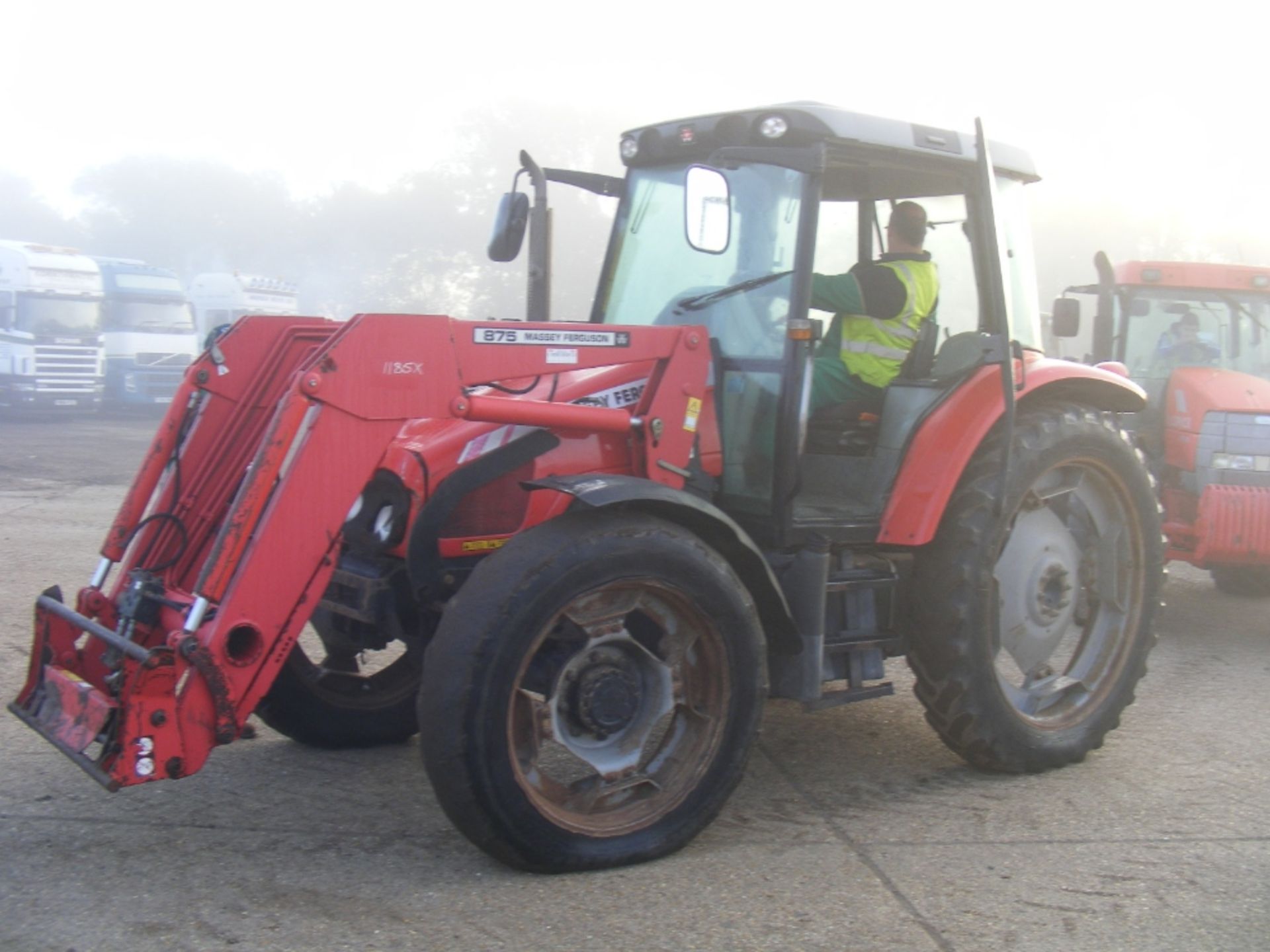 2002 Massey Ferguson 4370 24/24 Power Shuttle Tractor with MF 897 ...