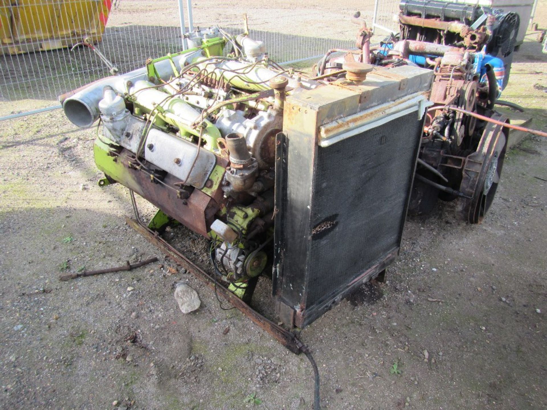 Perkins V8 Engine. Ex Claas Combine