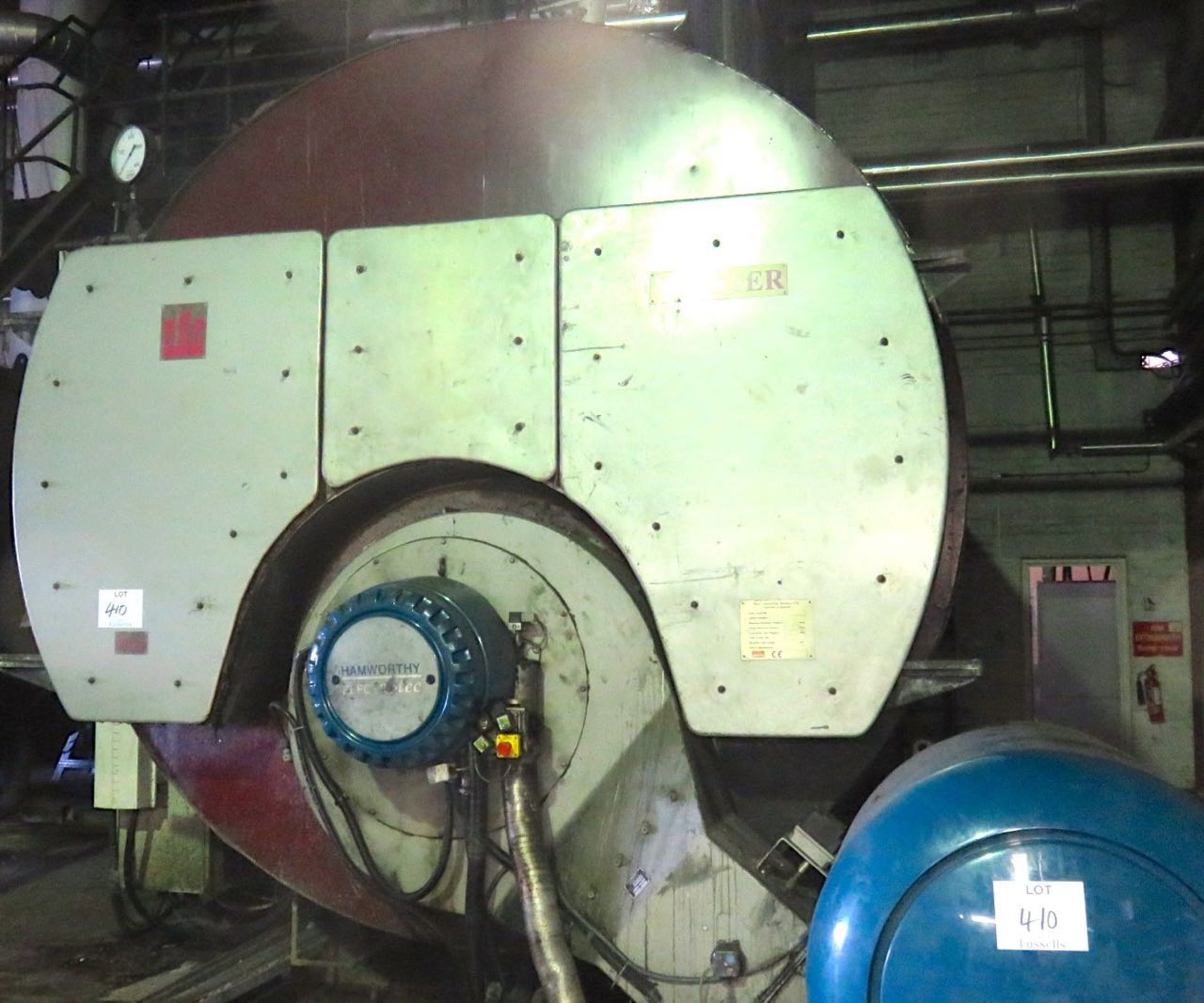 1 x Beel Industrial Boilers PLC Ltd Minster continuous steam boiler ...