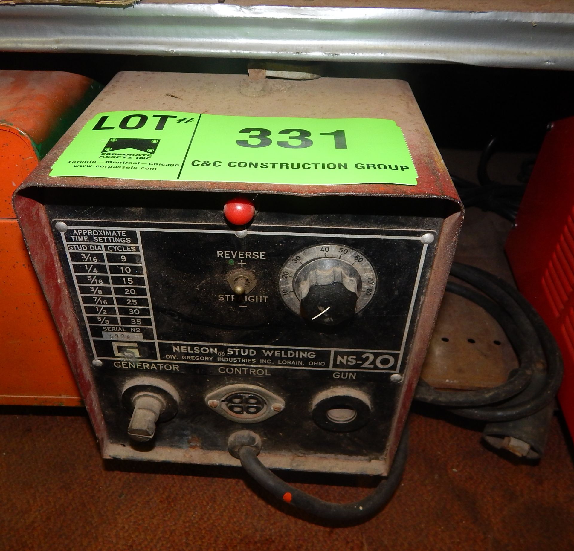 NELSON NS-20 STUD WELDER