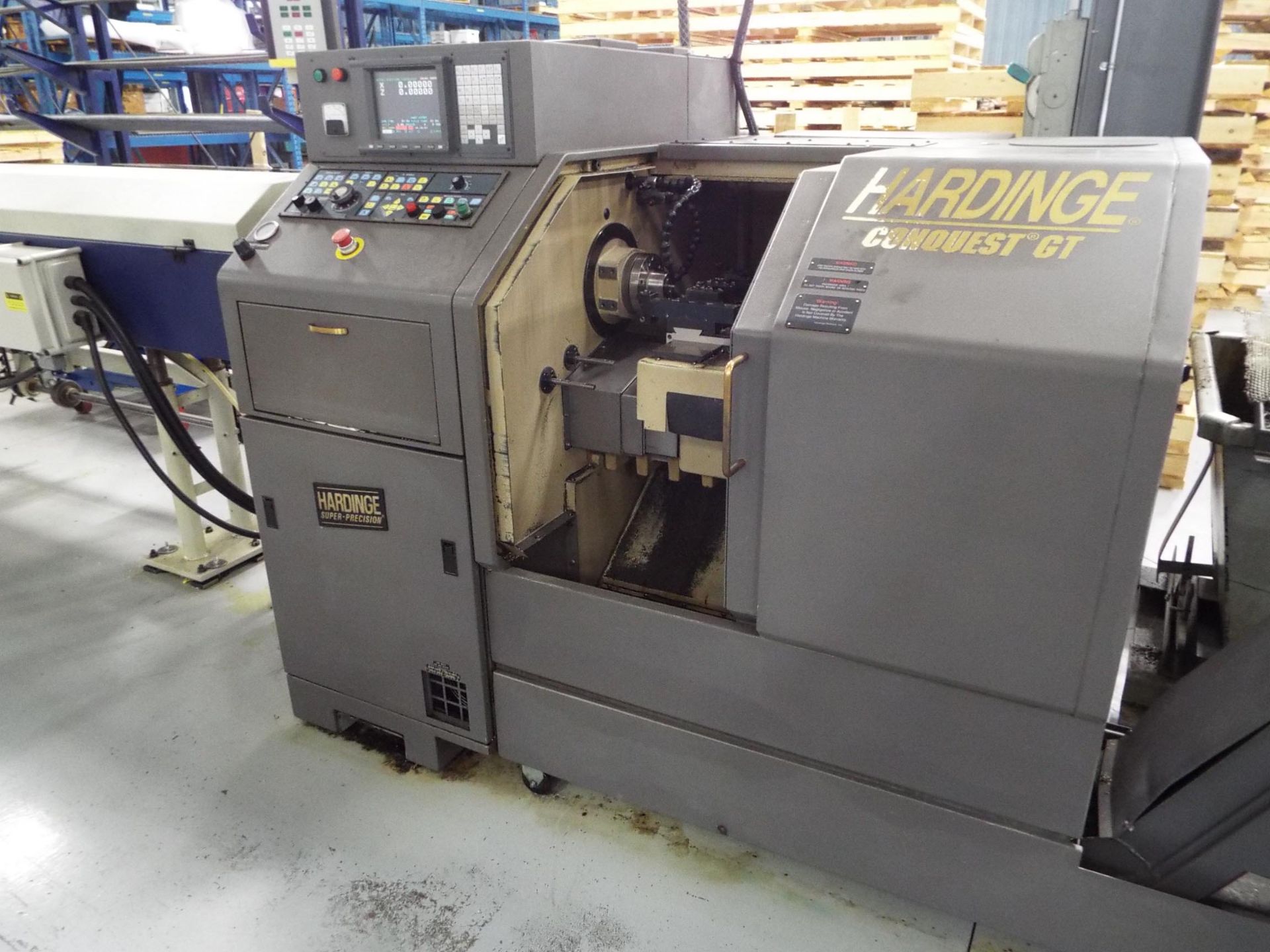 HARDINGE CONQUEST CS-GT CNC GANG TOOL LATHE WITH GE FANUC 18T CNC ...