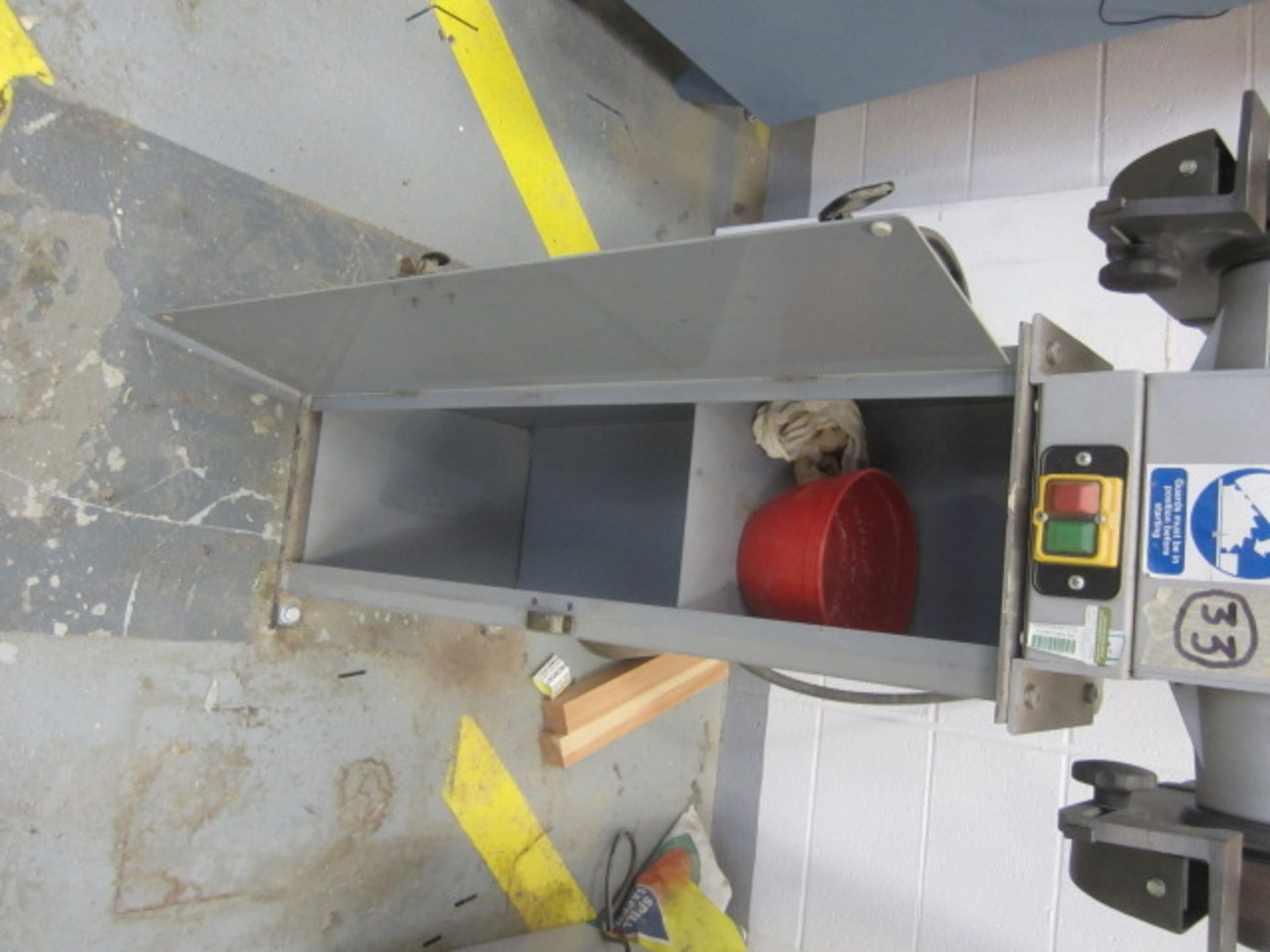 Creusen type DS9200 double ended pedestal grinder (2003), 240v