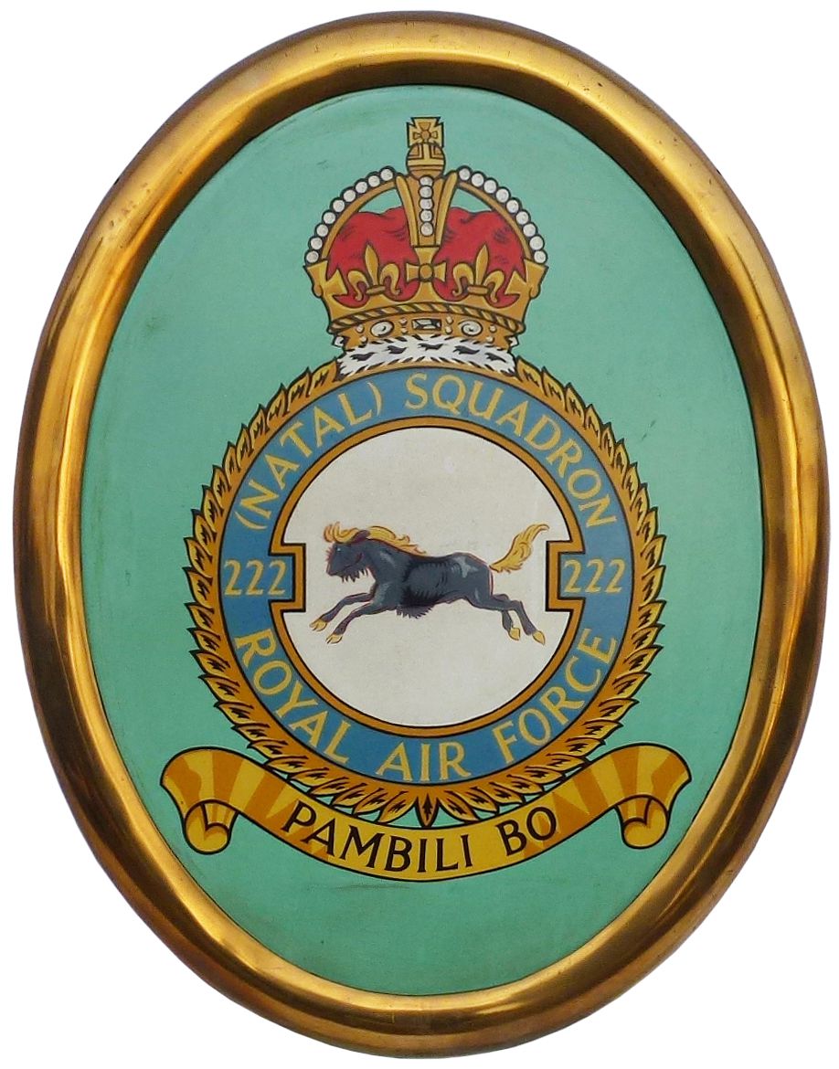 Railway Locomotive Nameplates, 222 Squadron + Crest: A NAMEPLATE ''222 ...