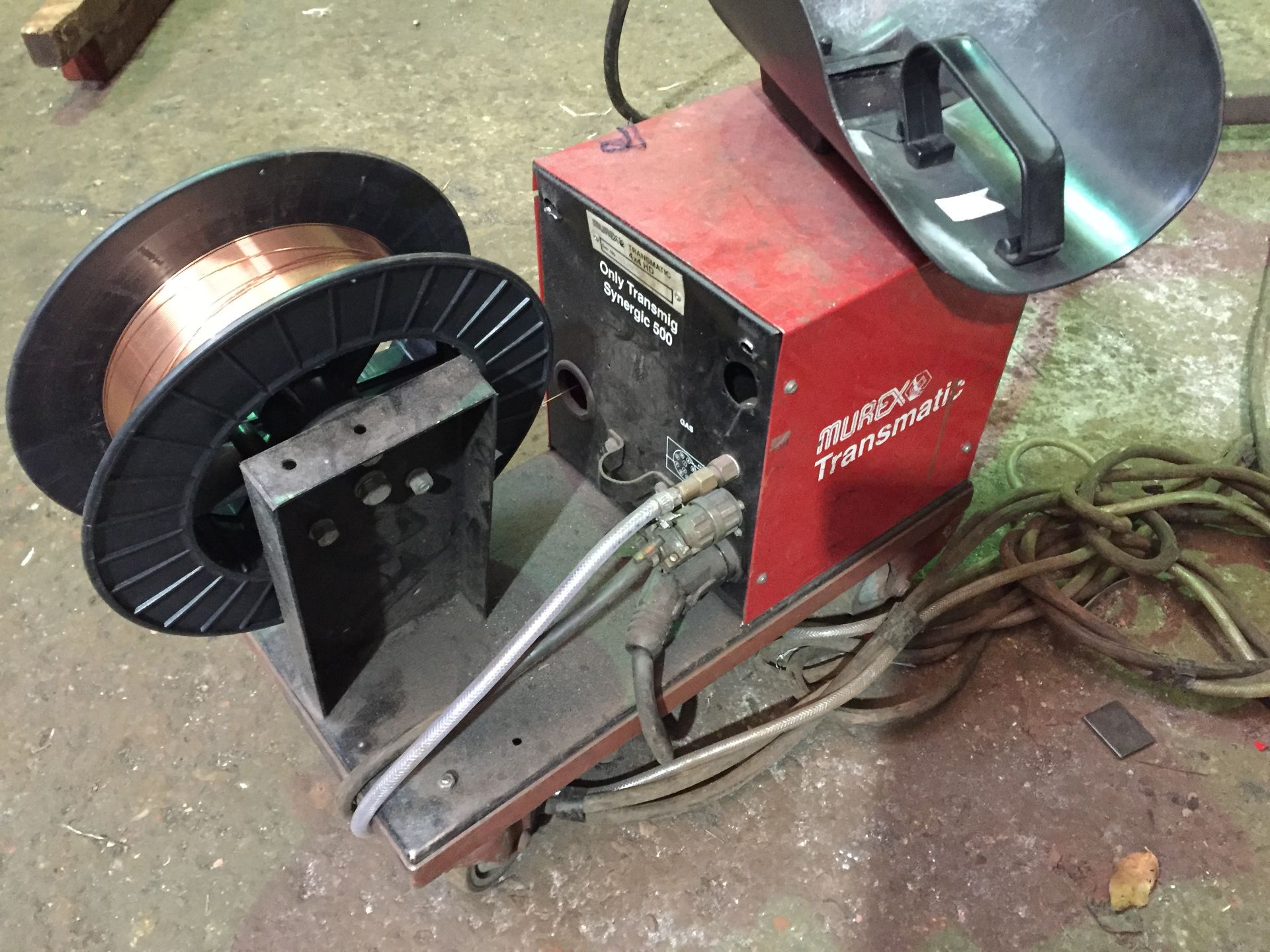 Murex Transmig Synergic 500 Multi Procress Mig Welder Mc: R1101055 with ...