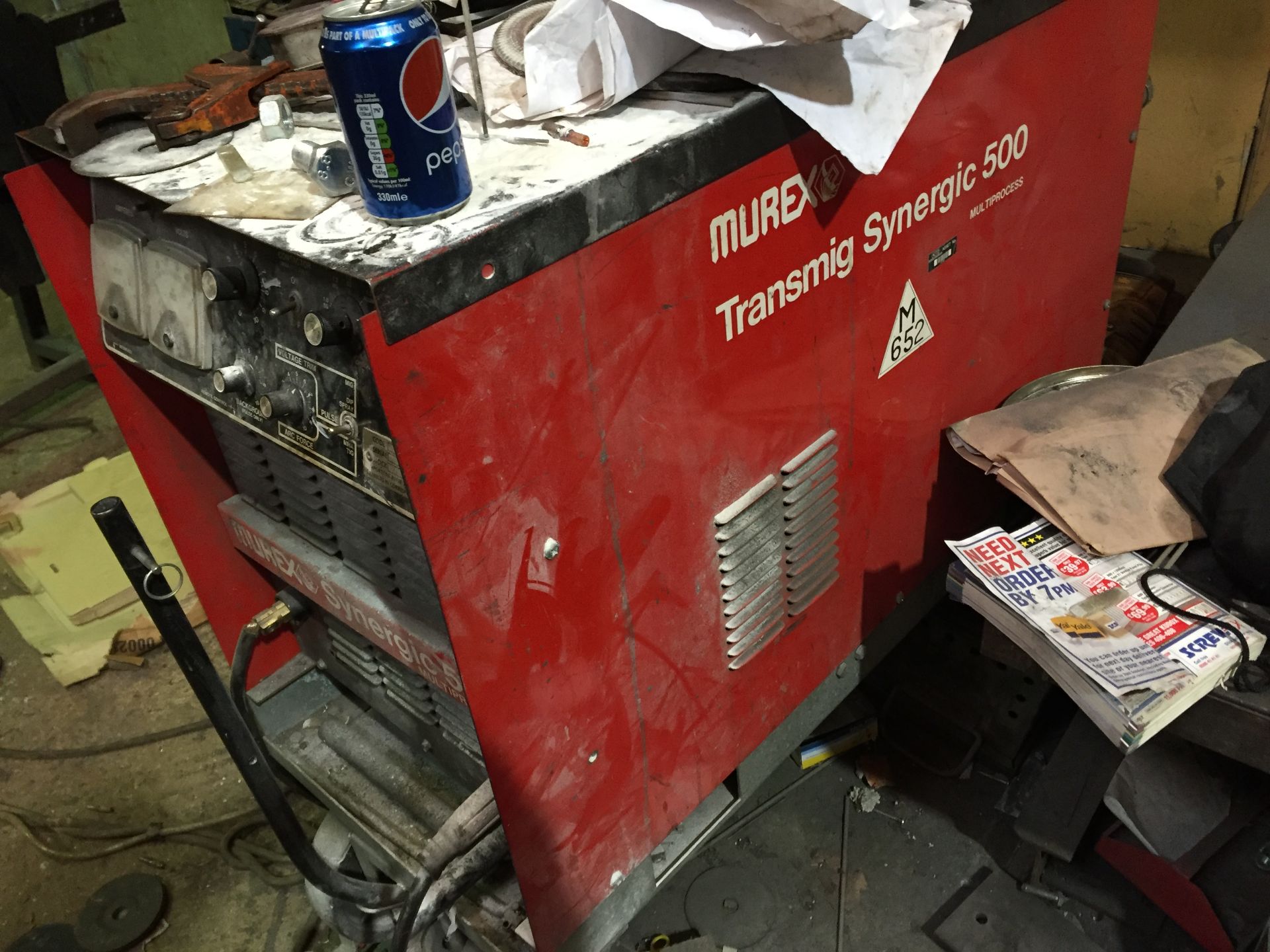 Murex Transmig Synergic 500 Multi Procress Mig Welder Mc: R1101055 with ...