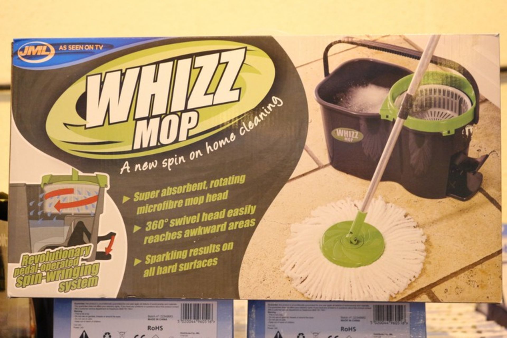 1 x BOXED WHIZZ MOP AND BUCKET SET A NEW SPIN ON HOME CLEANING (06.07. ...