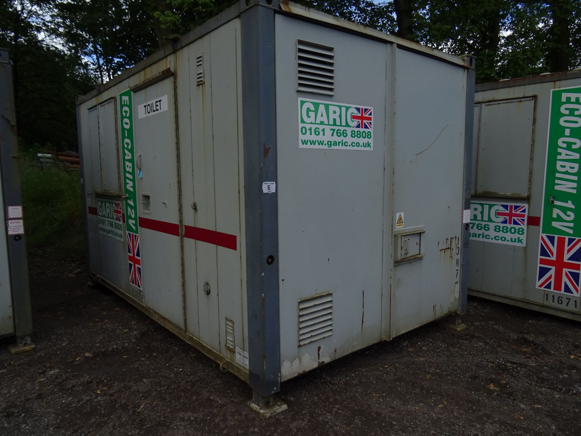 14ft x 8ft 12v welfare unit (Eco cabin) (13872) Fresh water & waste ...