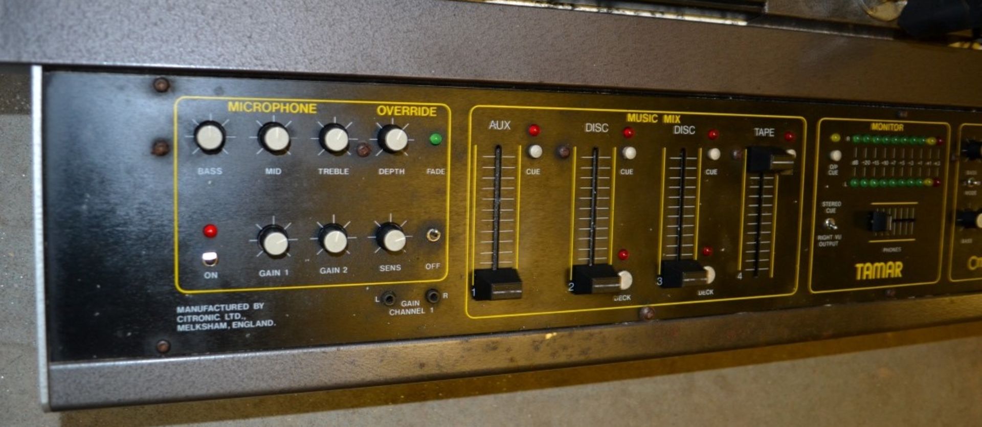 1 x Classic 1980's Citronic Tamar DJ Decks - Model: CL3000 - Pre-owned ...
