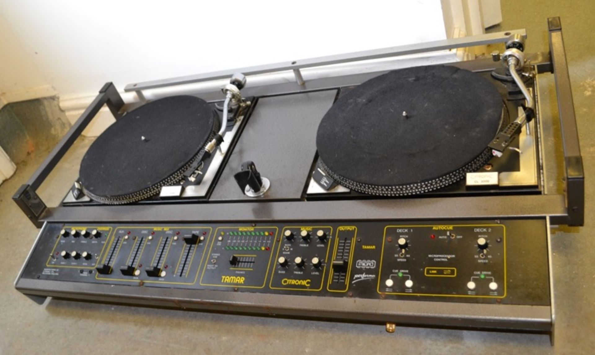 1 x Classic 1980's Citronic Tamar DJ Decks - Model: CL3000 - Pre-owned ...