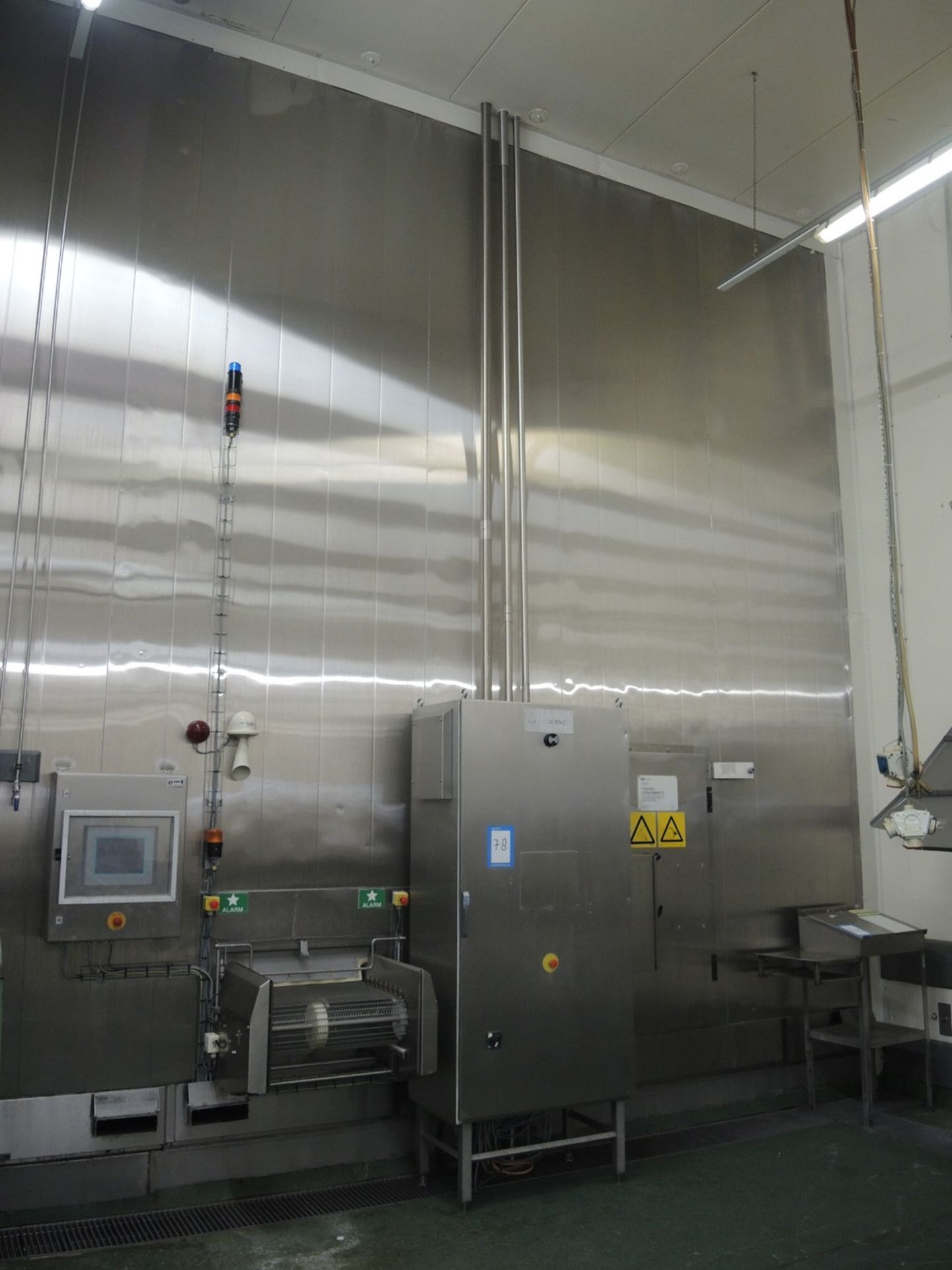 JBT Foodtech ''Frigoscandia'' GyroCompact spiralfreezer, type: GCM7/2 ...