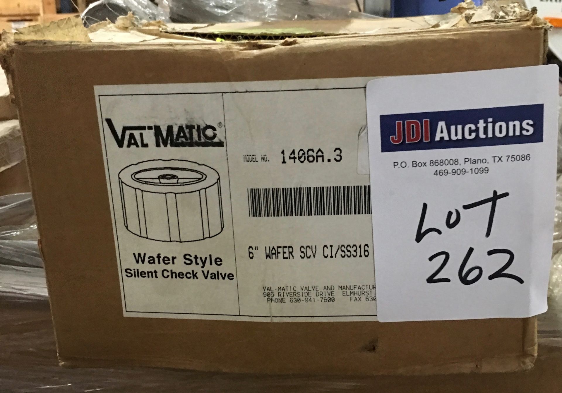 Val-Matic Valmatic 6" Wafer Style Silent Check Valve Model 1406A.3 Cast ...