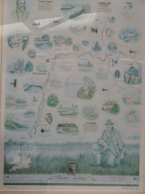 After David Eley, two limited edition colour prints, illustrated maps ...