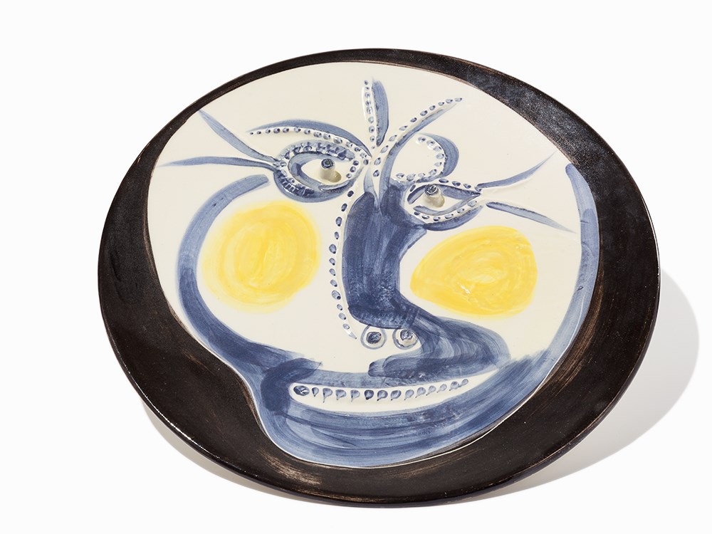 Pablo Picasso, ‘Visage’, Ceramic Plate, 1960 Glazed ceramic plateFrance ...