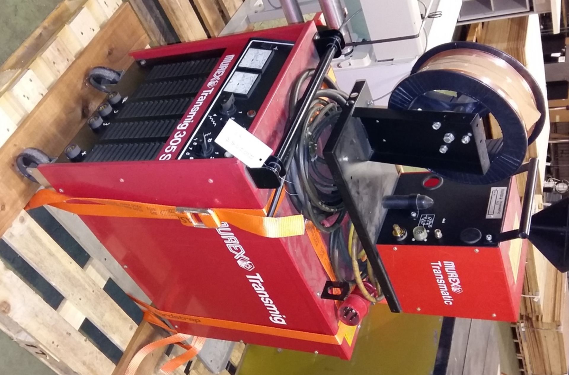Murex Transmig 305S welder, Transmatic 2x2 wire feed unit
