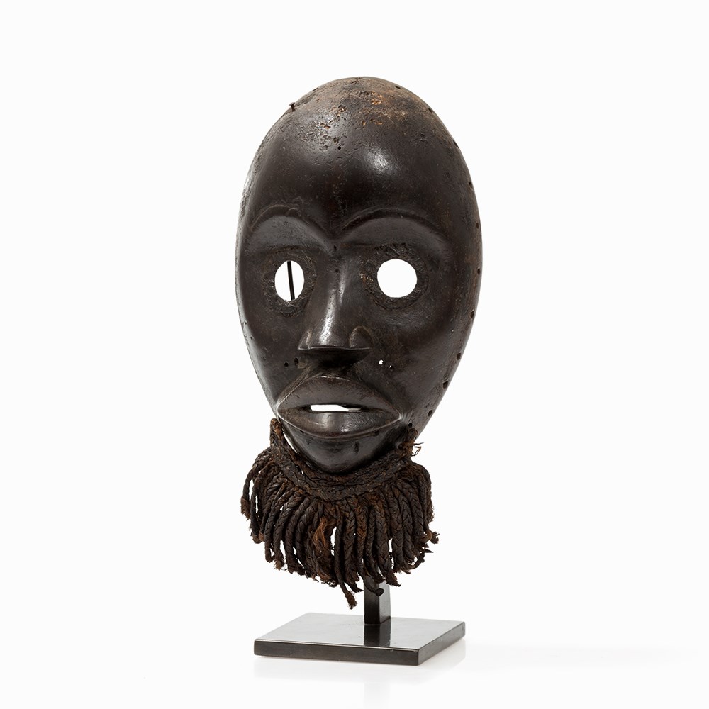 Dan, Face Mask, Ivory Coast, Early 20th C. Wood, fiber Dan peoples ...