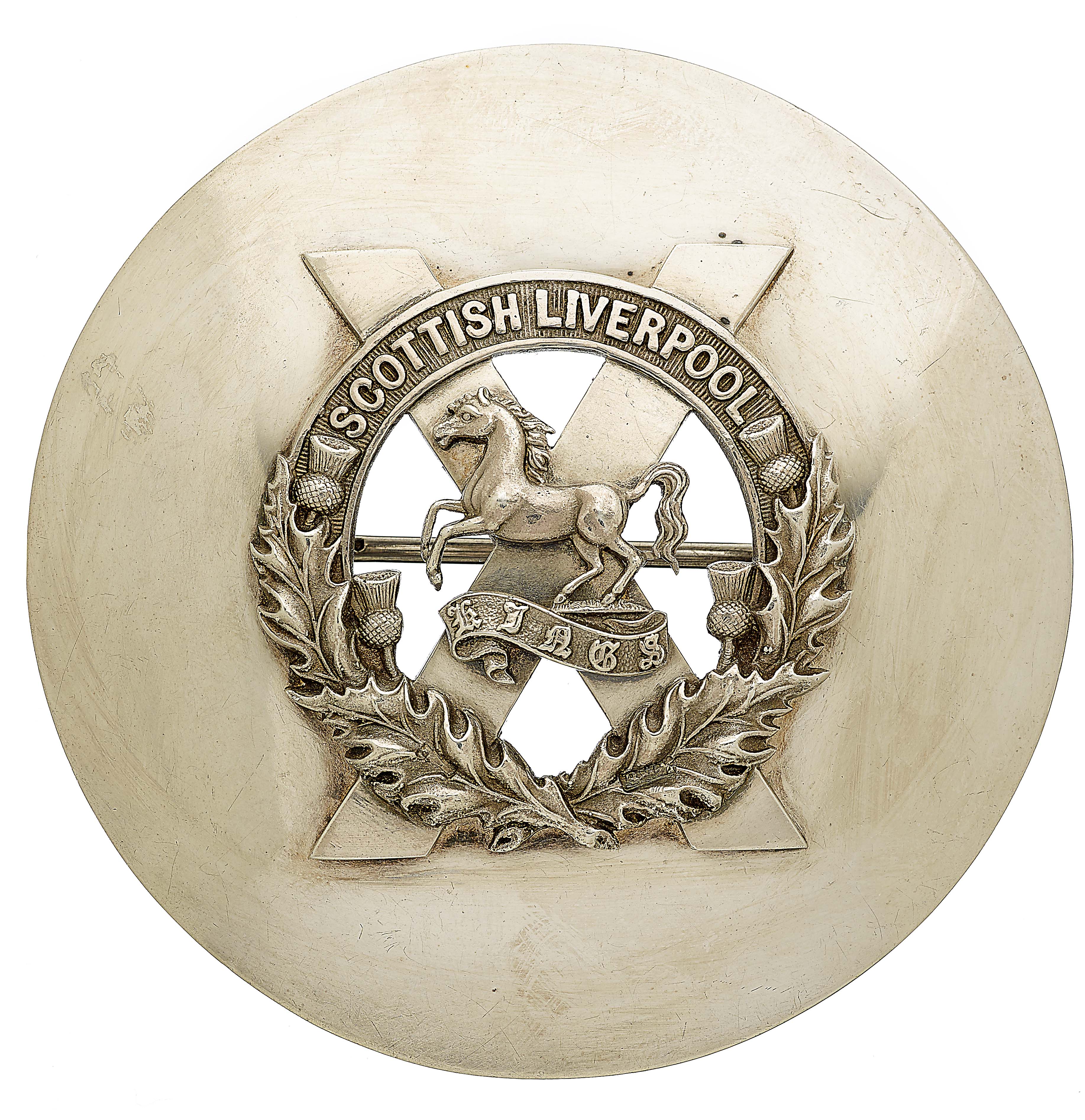 Badge. Scottish. 10th Bn. (Liverpool Scottish) King’s Liverpool ...