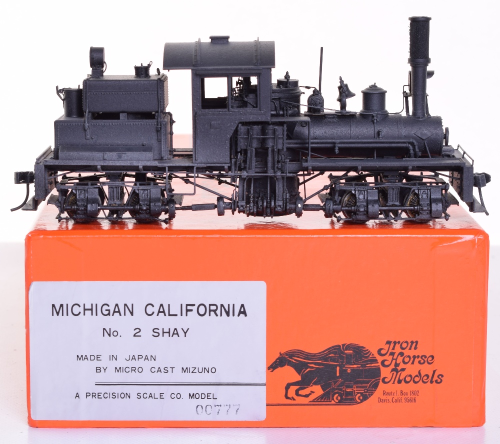 Iron Horse Models, brass On3 gauge Michigan California No.2 Shay, made ...