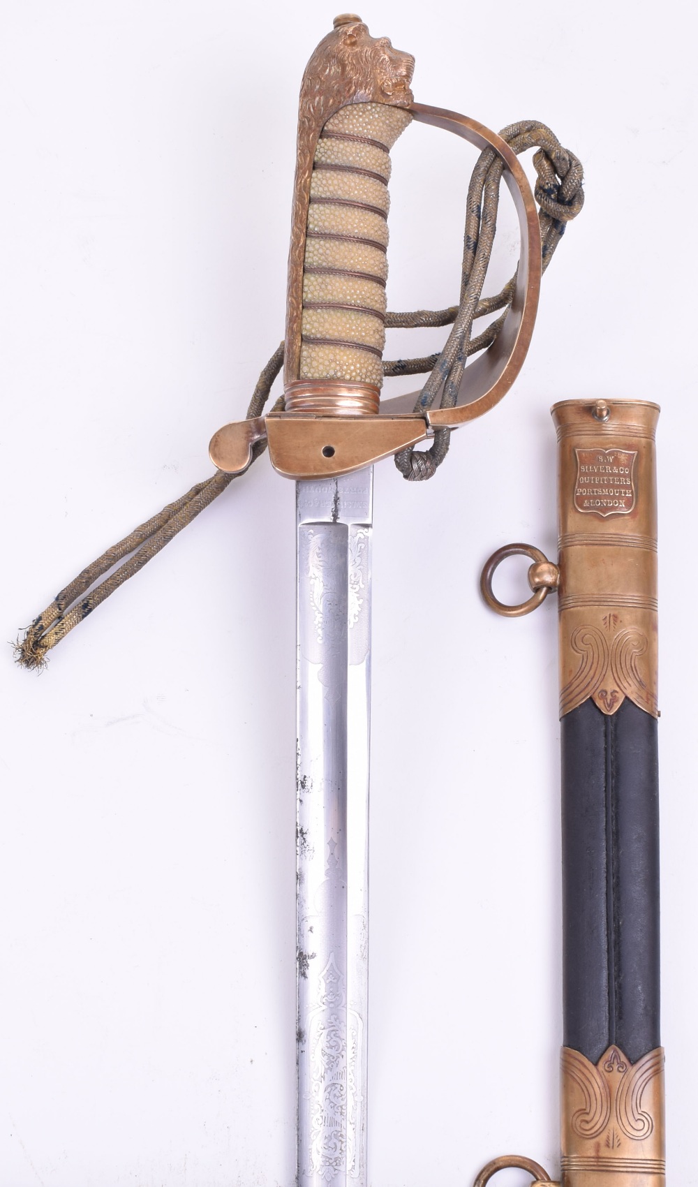 Indian Royal Marine Officers Sword by ‘S.W.Silver & Co Outfitters ...