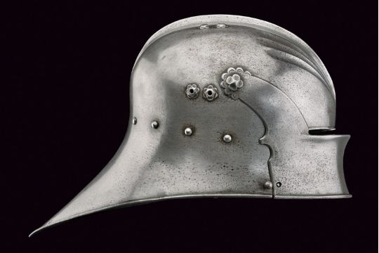 An extremely rare sallet from the famous Kuppelmayr collection dating ...
