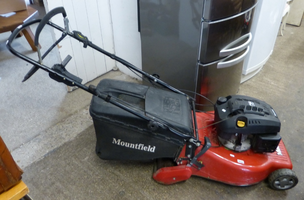 Self propelled 'Mountfield' petrol lawn mower, RM55 OHV 160cc, with ...