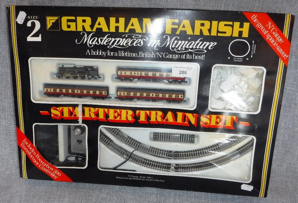 GRAHAM FARISH: MASTERPIECES IN MINIATURE, an N gauge starter train set ...