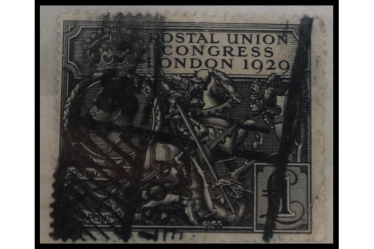 GB STAMP; 1929 £1 PUC. Iconic Postal Union Congress issue second only ...