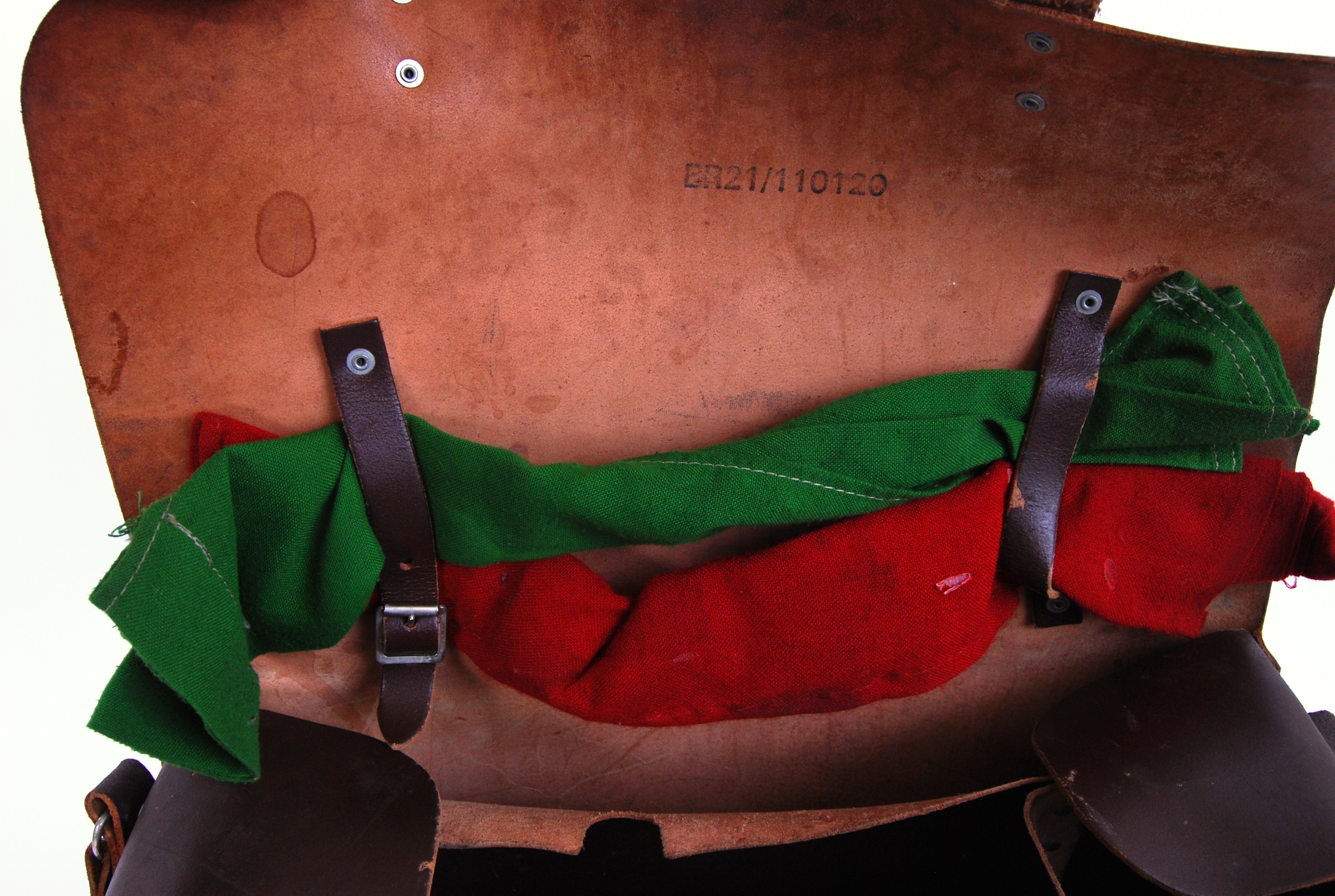 BRITISH RAIL BAG: An original vintage British Rail issue leather ...