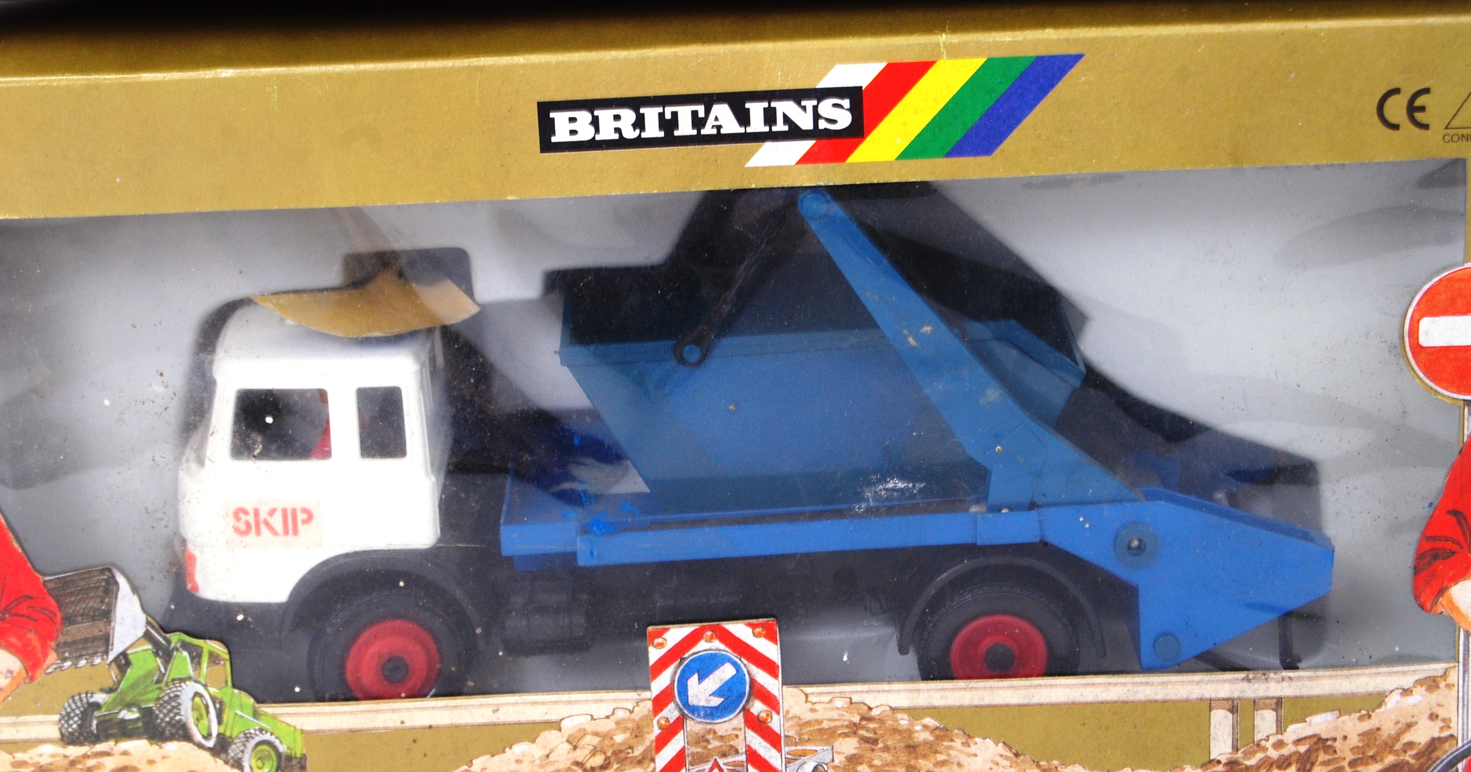 BRITAINS: 2x original vintage Britains diecast models - 9910 Truck ...