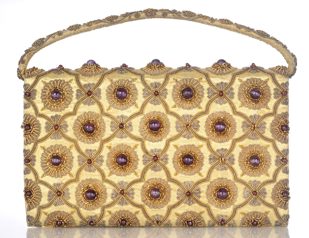 An early 20th century gem-set evening handbag attributed to Van Cleef ...