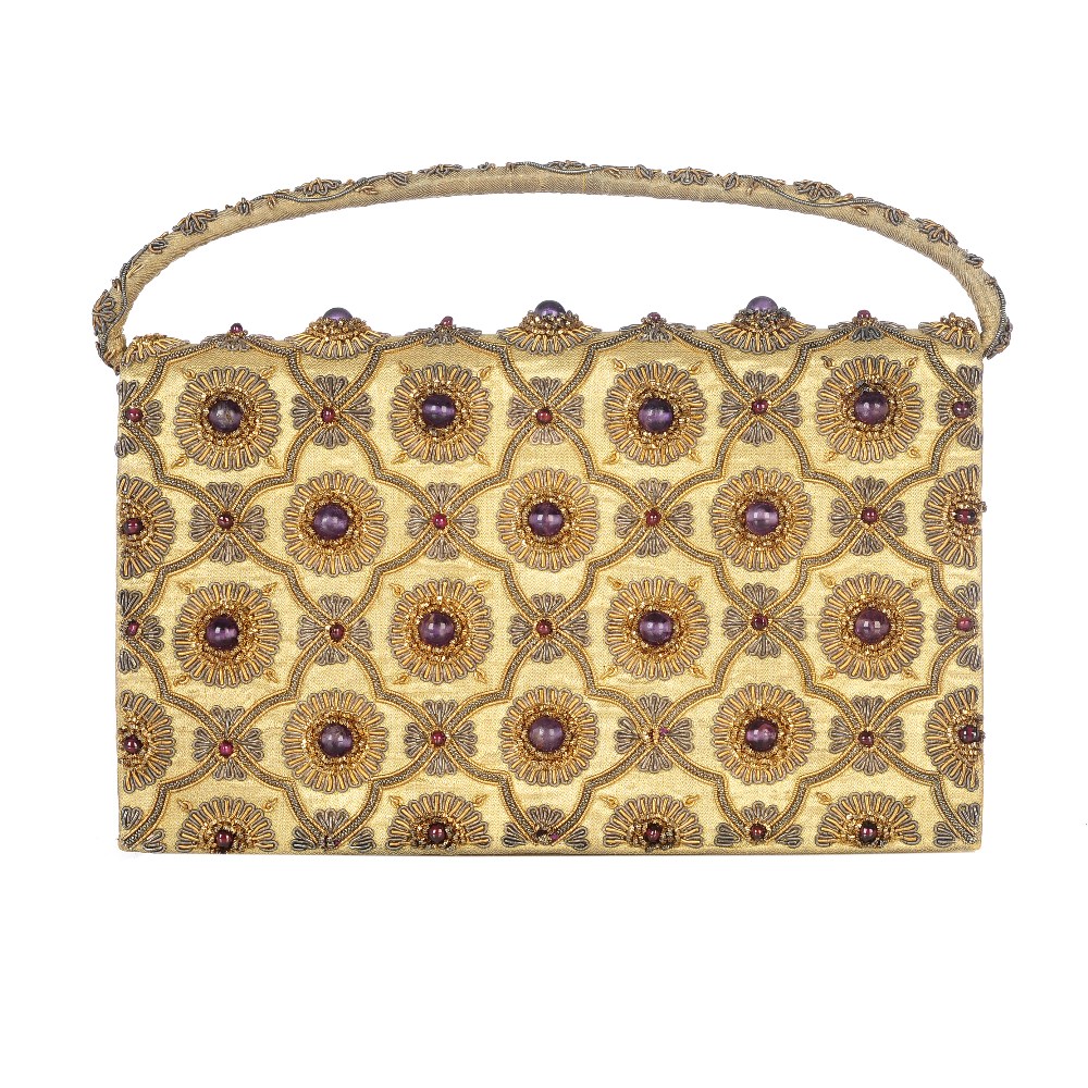 An early 20th century gem-set evening handbag attributed to Van Cleef ...