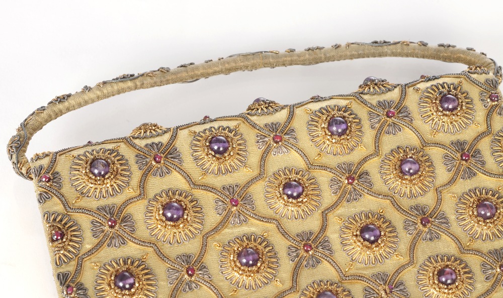 An early 20th century gem-set evening handbag attributed to Van Cleef ...