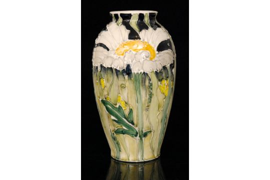 A contemporary Jonathan Cox studio pottery vase decorated with ...