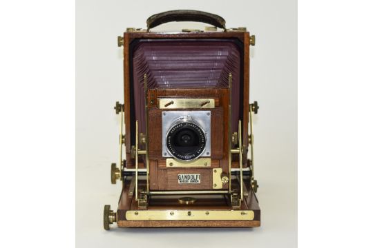 Gandolfi 4x5 Camera. A Beautiful Original Mahogany Cased Example Of The ...
