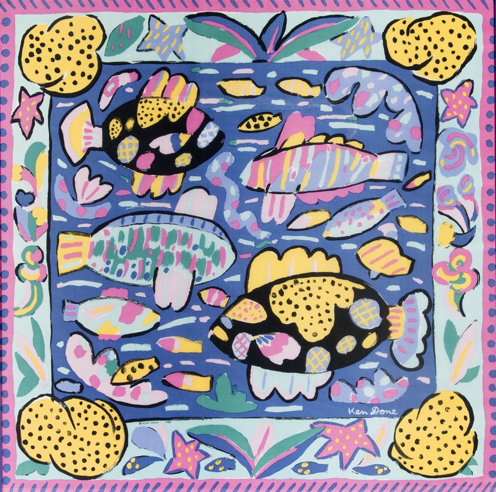 KEN DONE (AUSTRALIAN, B.1940) Sea Life with Tropical Fish, printed ...
