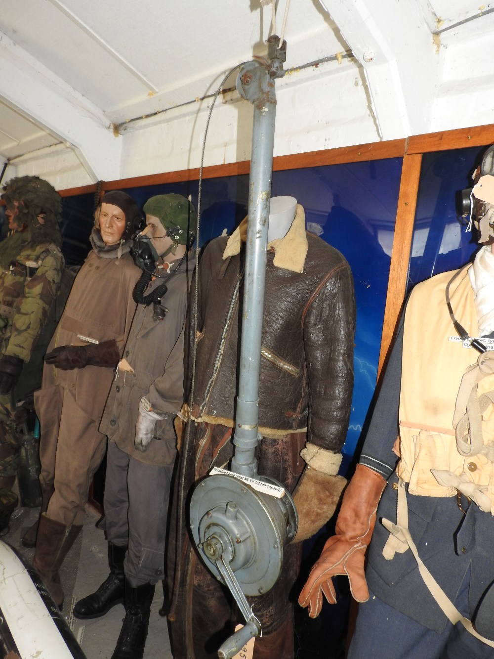 A WW2 US Navy portable bomb hoist mark VII to lift half a ton