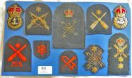 Royal Navy Patches A Board Of 10 Royal Navy Trade Patches Some