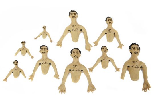 A group of clay figures made by Bruce Bickford and featured in Frank ...