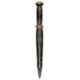 A GEORGE IV PAINTED WOOD TRUNCHEON with forged iron spike, painted in ...