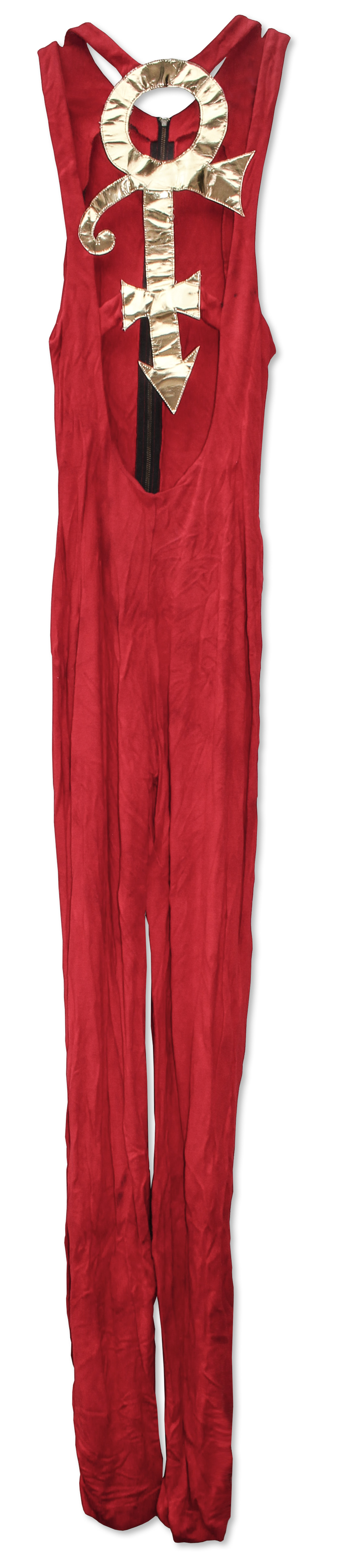Prince's custom-made red costume with his unmistakable symbol in giant ...