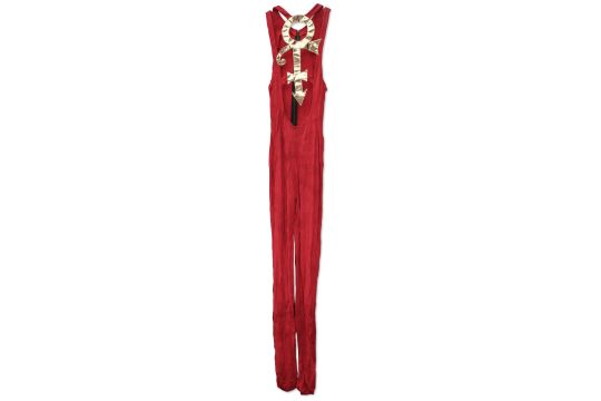 Prince's custom-made red costume with his unmistakable symbol in giant ...