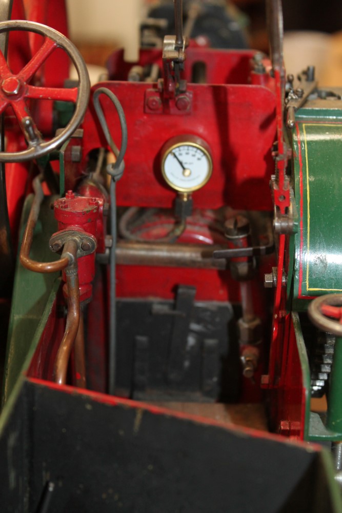 Live Steam scale model of an agricultural traction engine or steam ...