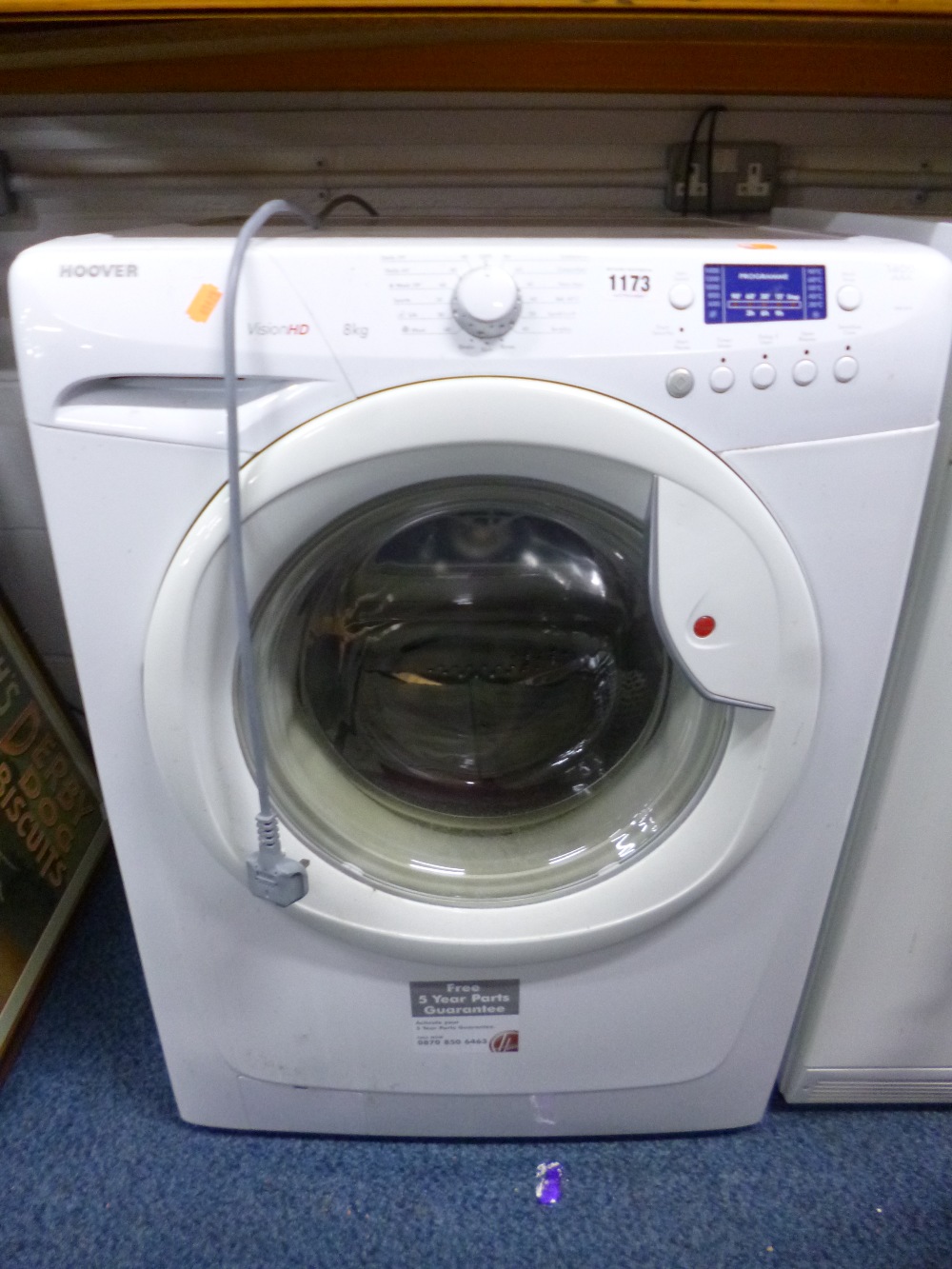 A 'HOOVER' VISION HD VHD 814 WASHING MACHINE