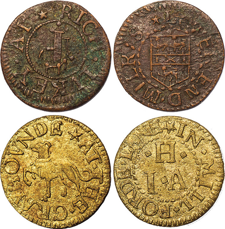 SEVENTEENTH CENTURY TOKENS, London, Maypole Alley, George Meddens ...