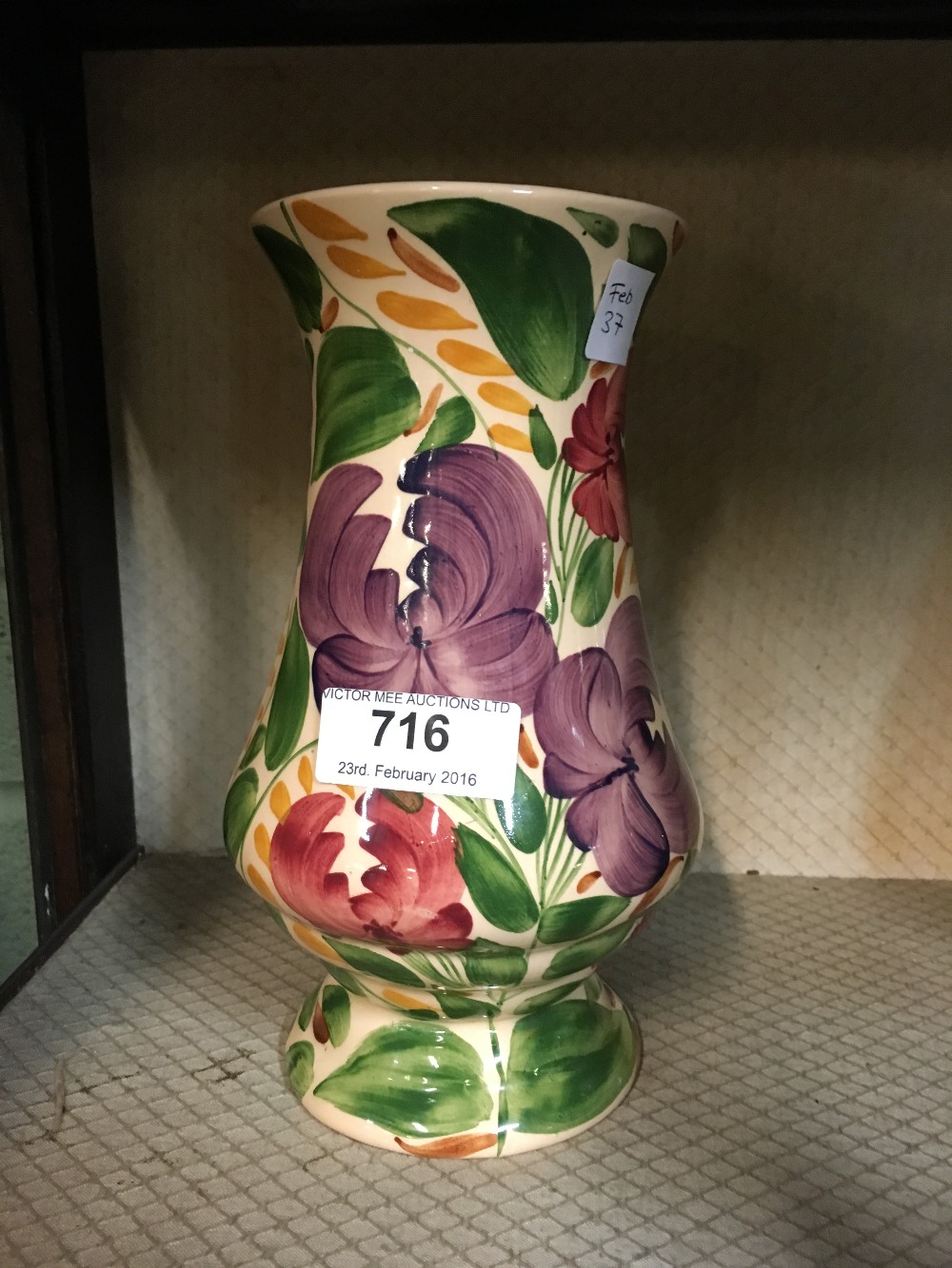 HARVEST WARE Wade vase.
