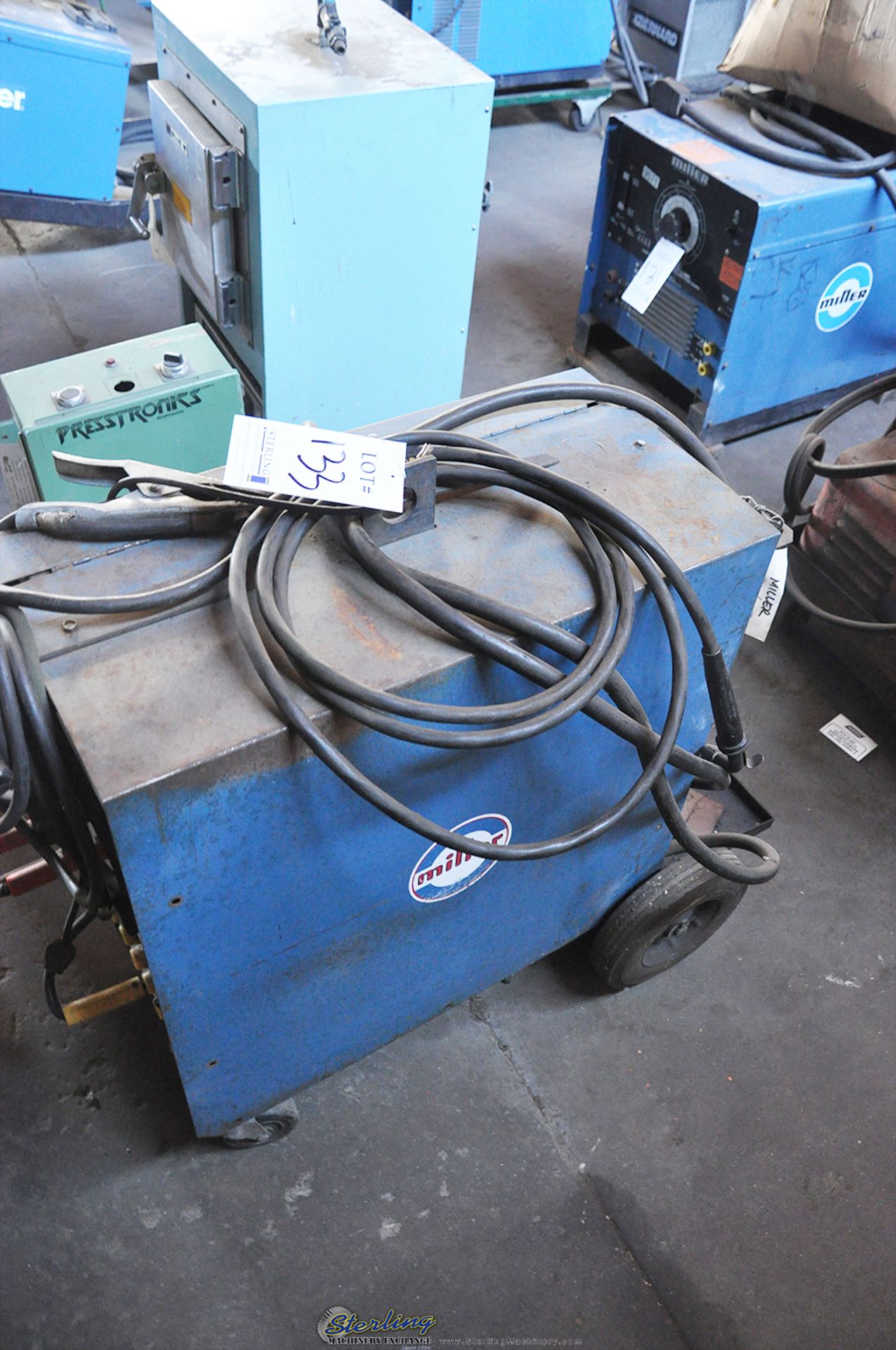 150 Amp Used Miller Mig Welder, Mdl. Millermatic 35, Power Cord, Ground ...