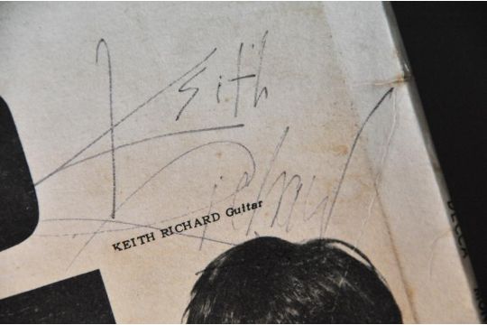 The Rolling Stones - signed first album, 1964 Decca Records LK4605